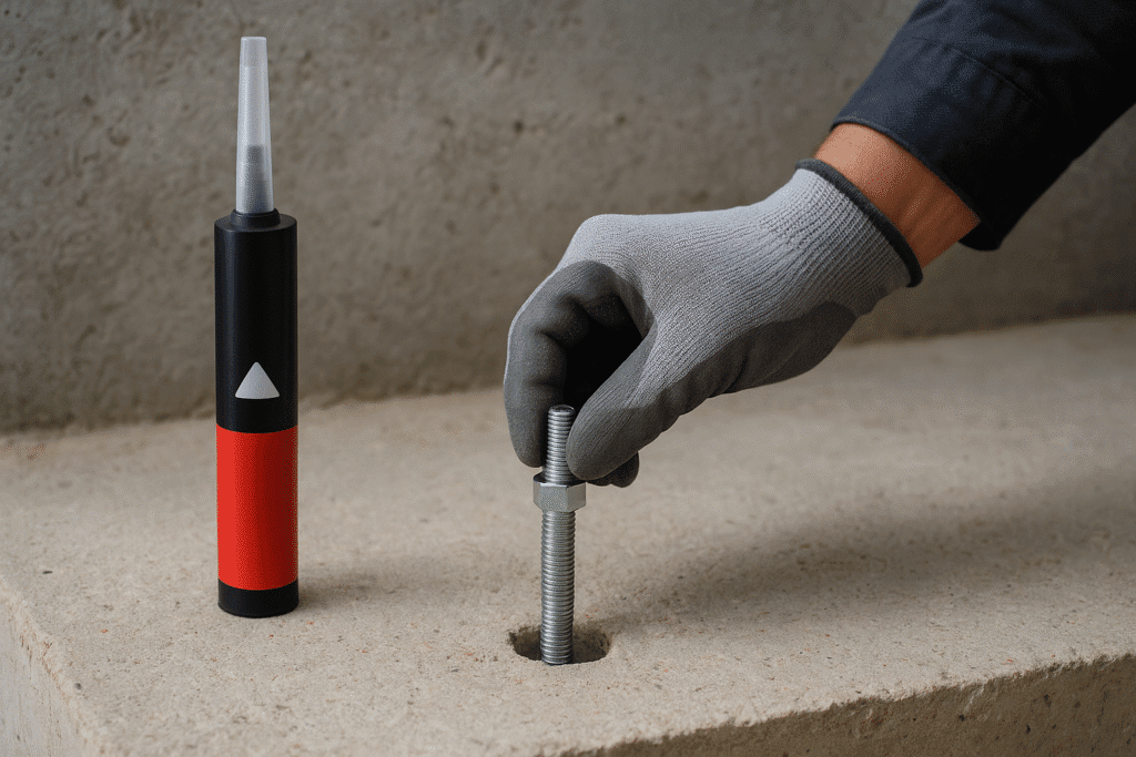 Scellement chimique dans béton : Guide complet pour une fixation durable